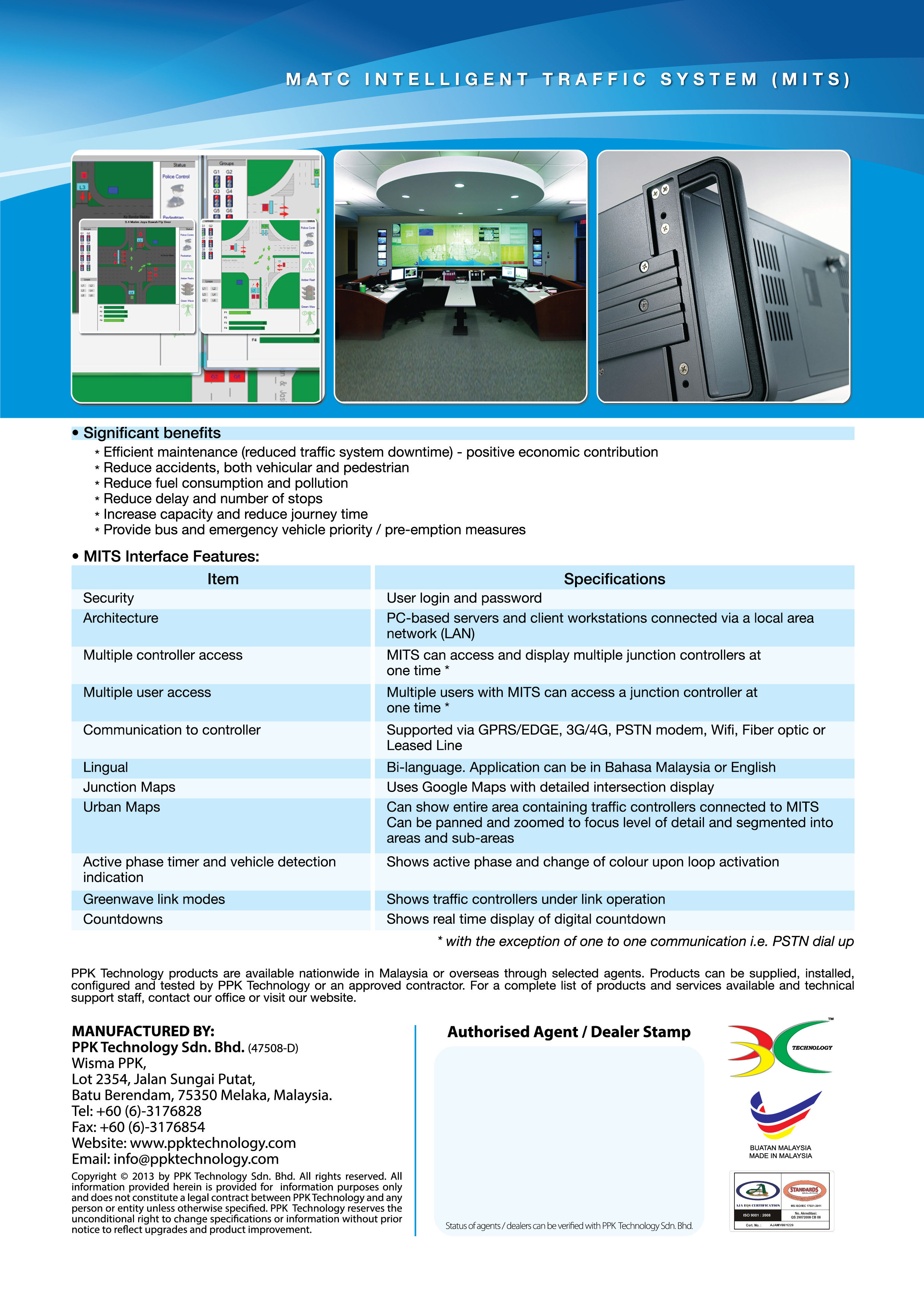 Malaysian Intelligent Traffic System