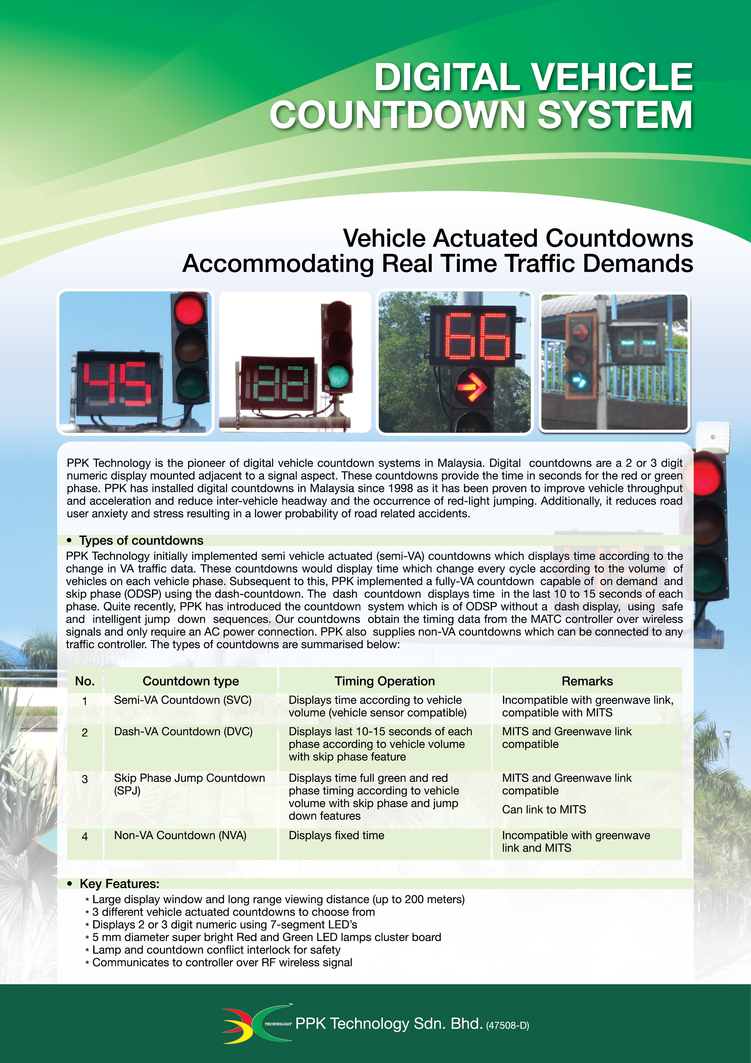 Digital Vehicle Countdown System
